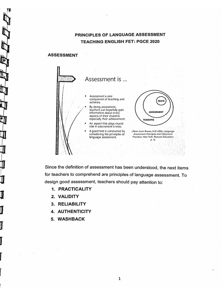 5 - Brown 2004 - PRINCIPLES OF ASSESSMENT | PDF