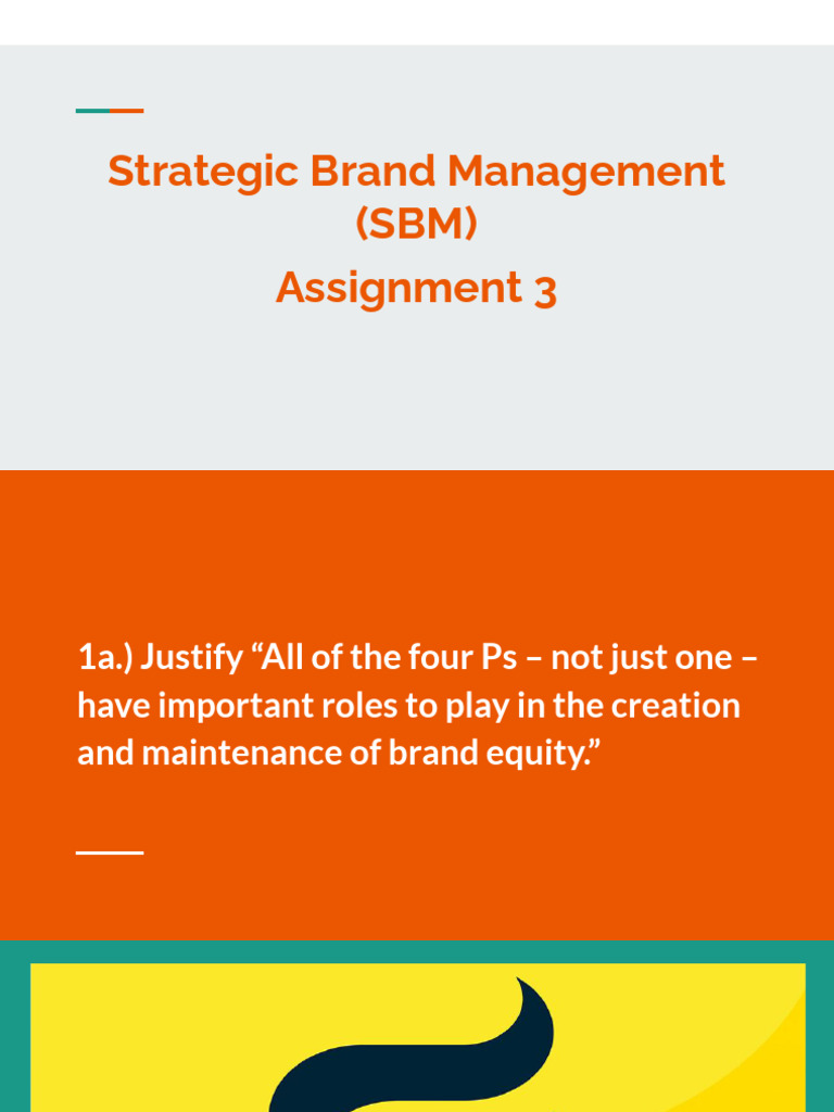 SBM - 3 | PDF | Marketing | Brand