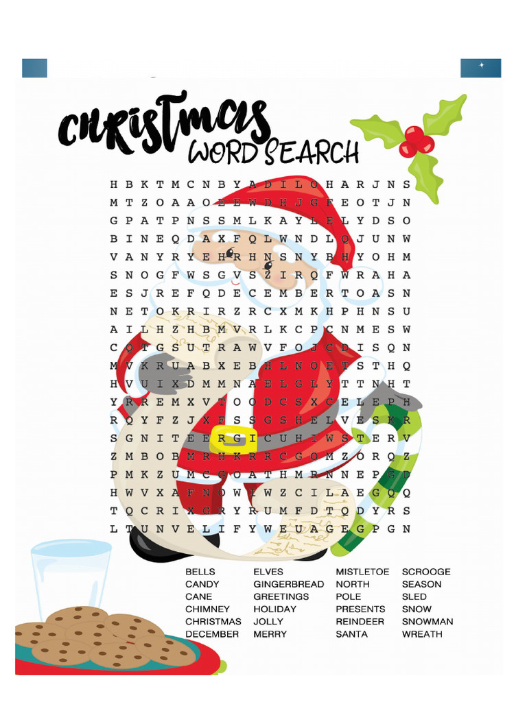 Christmas Wordsearch | PDF