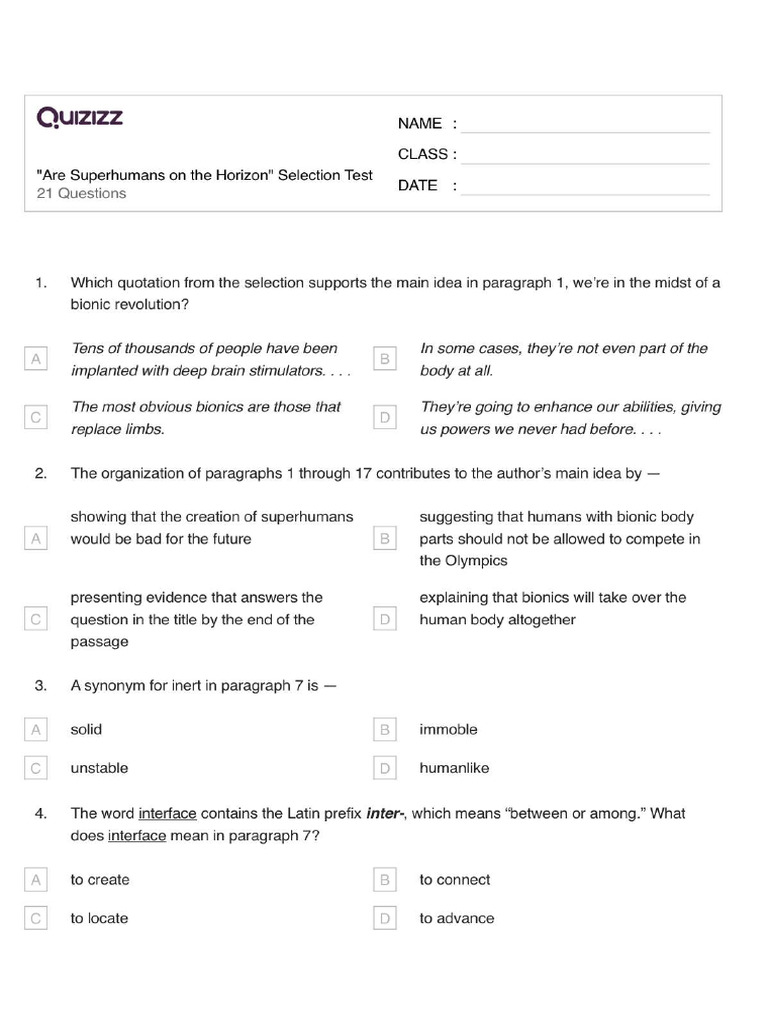 Are Bionic Super Humans on the Horizon? | PDF
