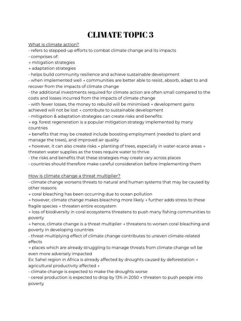 Climate Topic 3 | PDF | Climate Change | Hazards Climate Topic 3 | PDF | Climate Change | Hazards