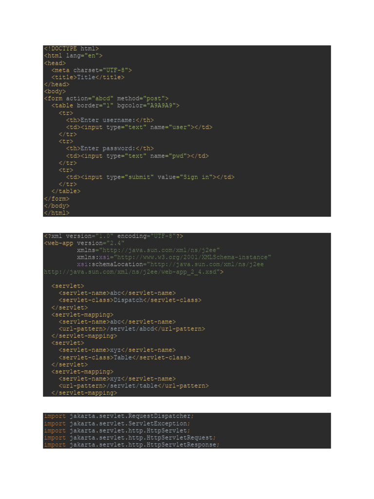 Servlet With JDBC-Code | PDF | Data | Information Technology Management