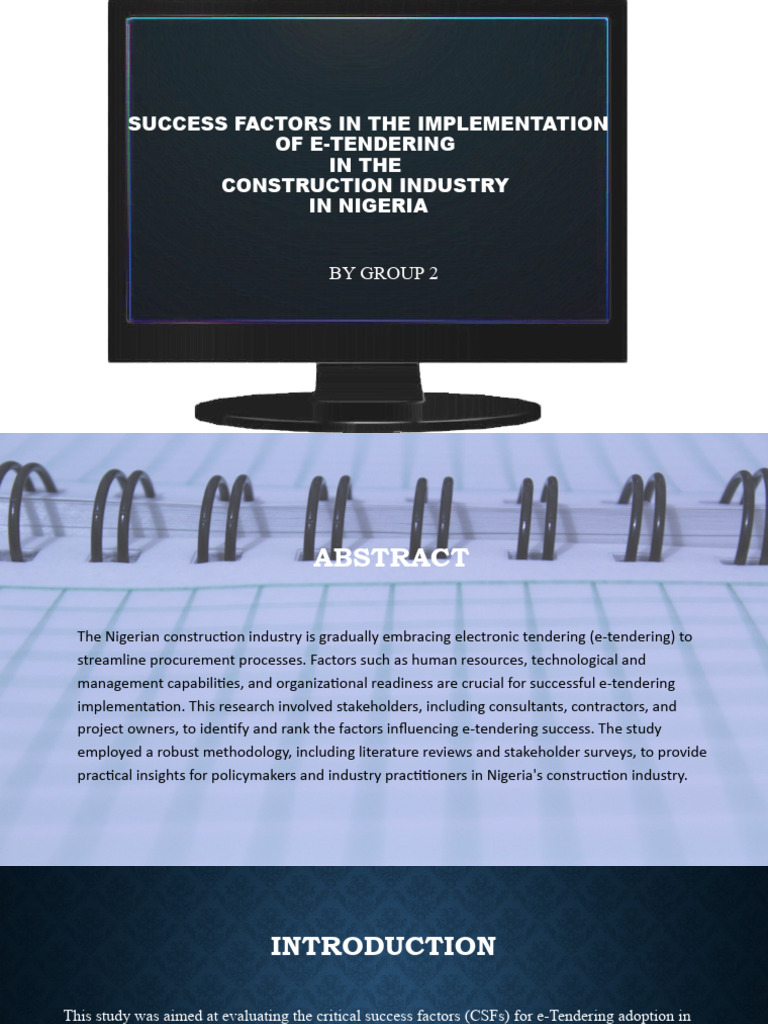 Group 2 E Tendering | PDF | Procurement | Usability