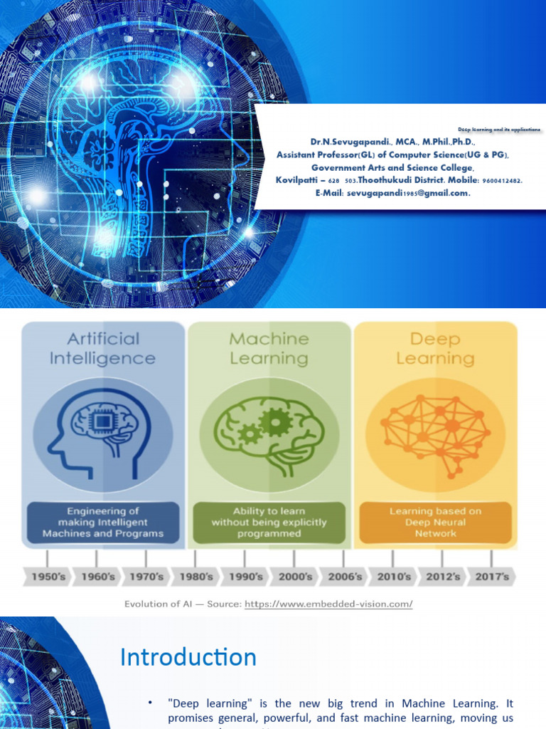 Deep Learning Pdf Deep Learning Machine Learning
