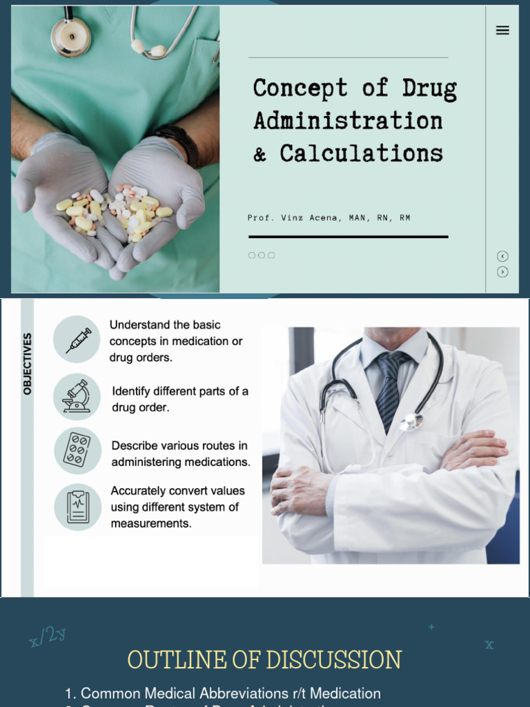 Medication Administration Guidelines | PDF | Dose (Biochemistry ...