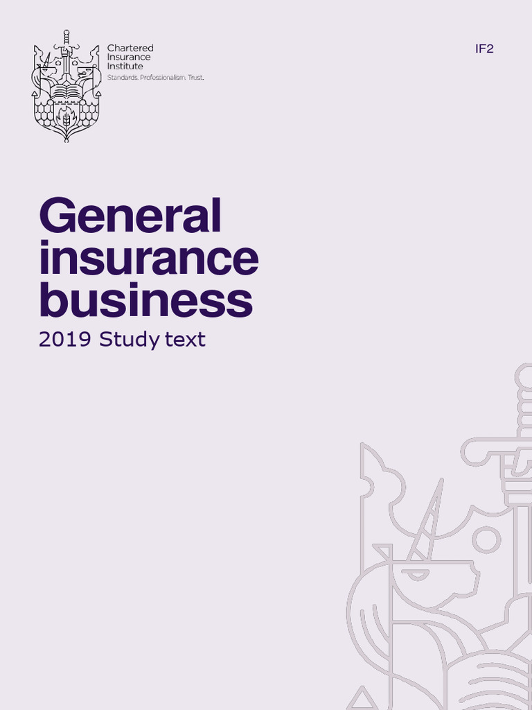 CII IF2-General Insurance Business-1 | PDF | Insurance | Vehicle Insurance