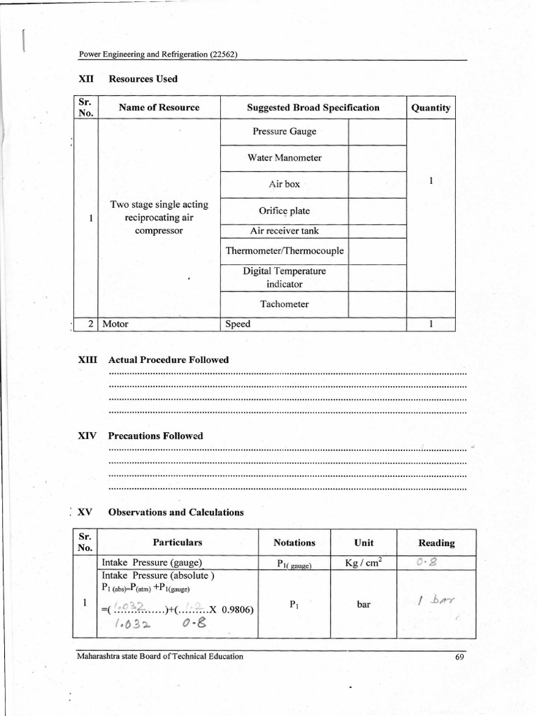 Air Compressor Efficiency Analysis | PDF | Gas Technologies ...