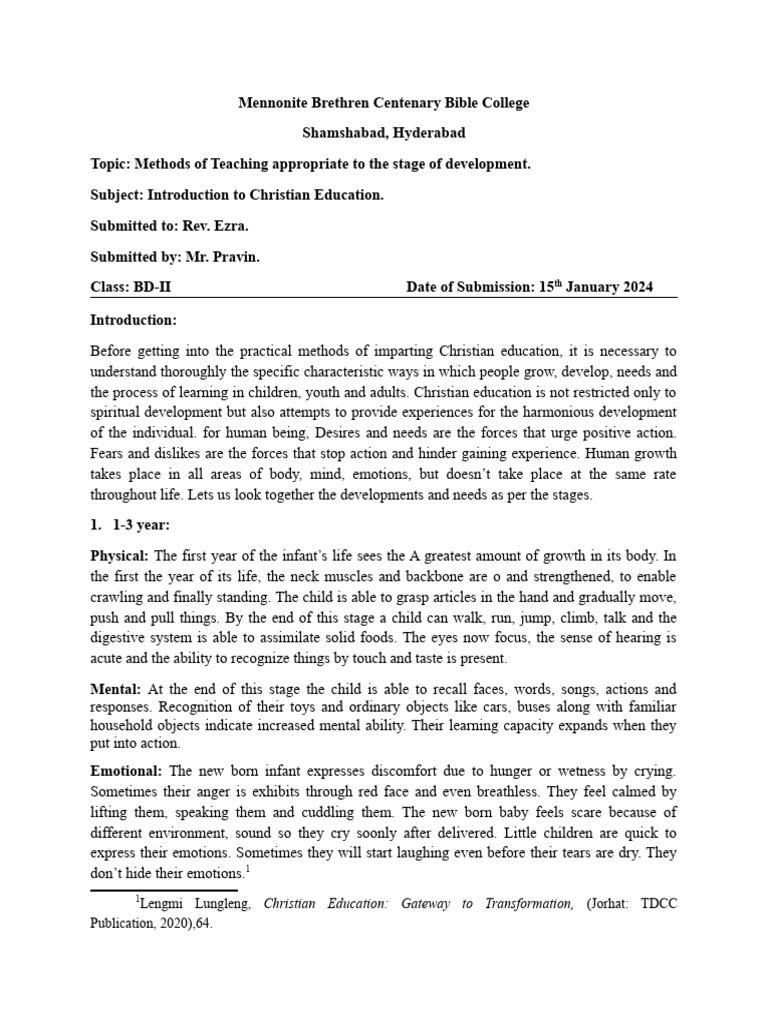 BD-II, MR - Pravin ICE Assignment | PDF | Mind | Adolescence