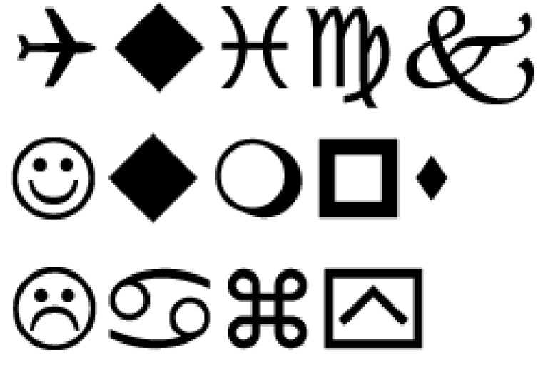 Wingdings Sample (Cropped) | PDF