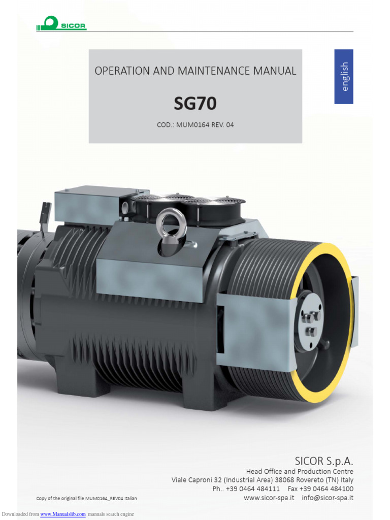 SG 70 | PDF | Blue | Machines