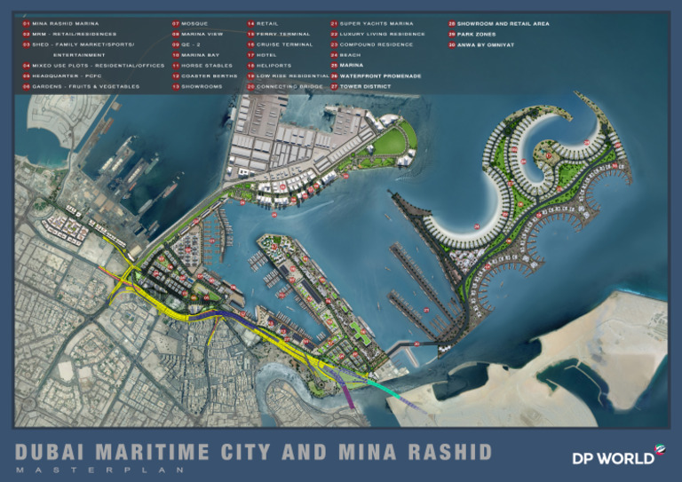 Dubai Maritime City Masterplan (2) | PDF