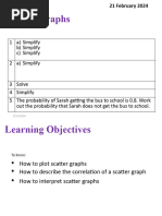 CorbettMaths Scatter Graph Exercises | PDF | Scatter Plot
