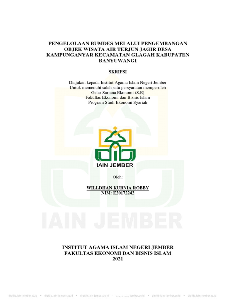 Willdhan Kurnia Robby - E20172242 | PDF