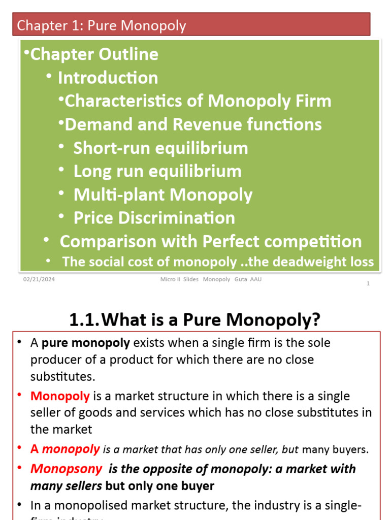 Microeconomics Monopoly | PDF | Monopoly | Microeconomics