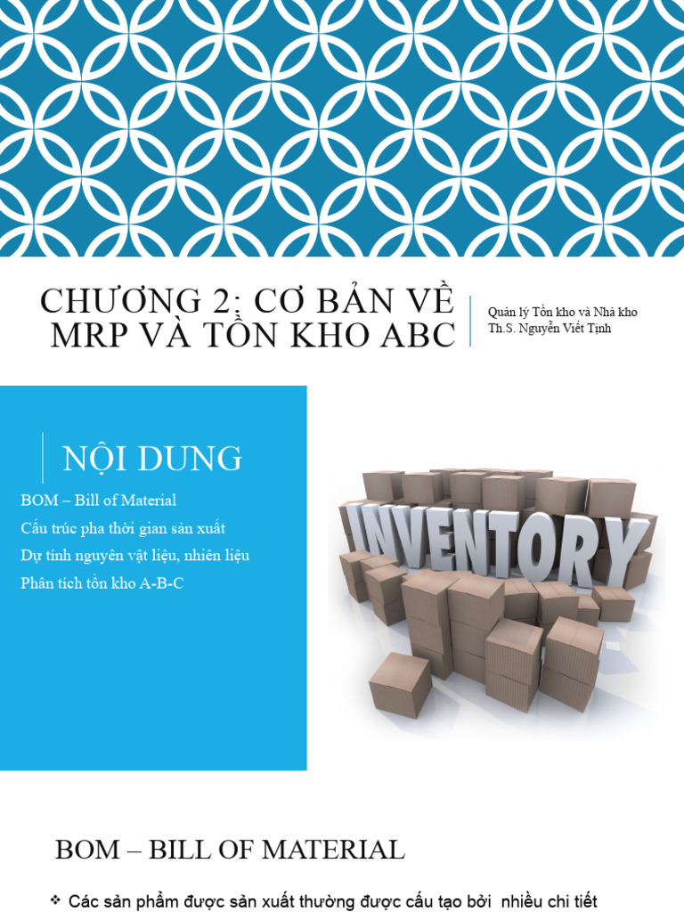 Cơ Bản Về MRP Và Tồn Kho aBC | PDF