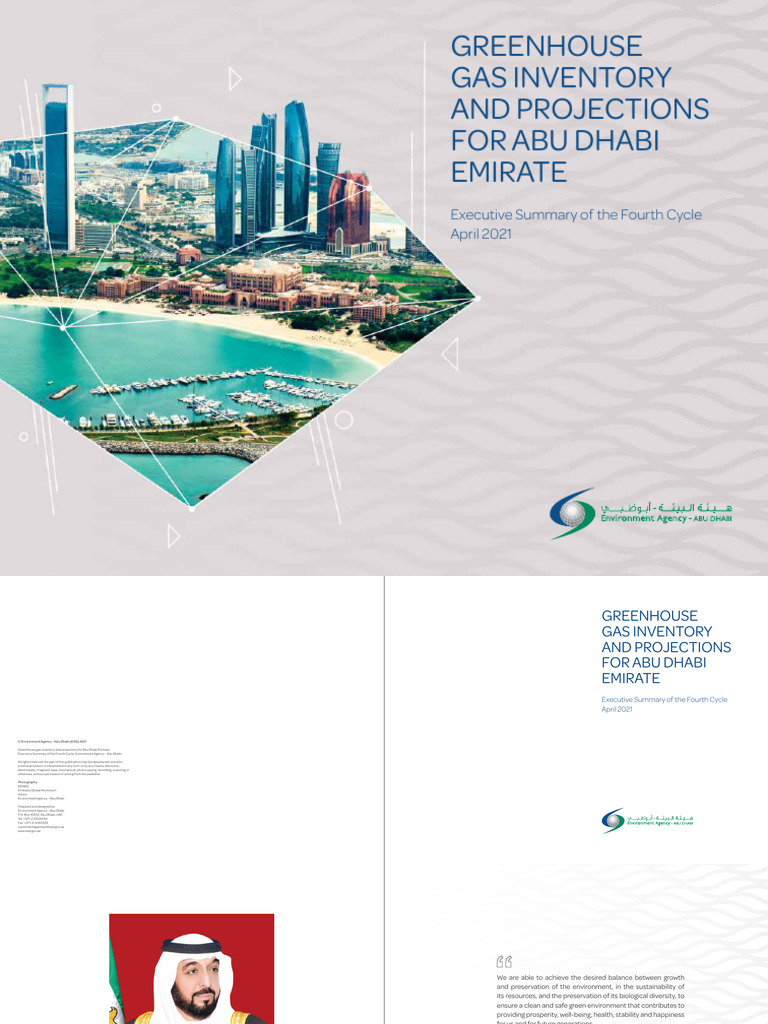 Auh EAD GHG Executive Summary Report-En Final | PDF | Greenhouse Gas ...