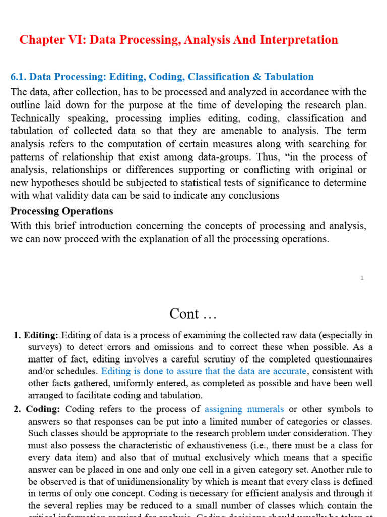 Chapter VI: Data Processing, Analysis and Interpretation | PDF | Statistics | Skewness