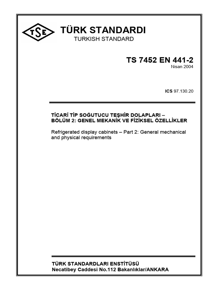 TS 7452 EN 441-2 (Nisan 2004) | PDF