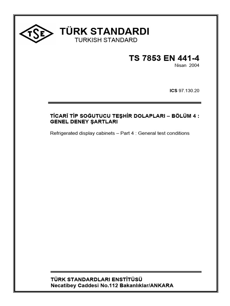 TS 7853 EN 441-4 (Nisan 2004) | PDF