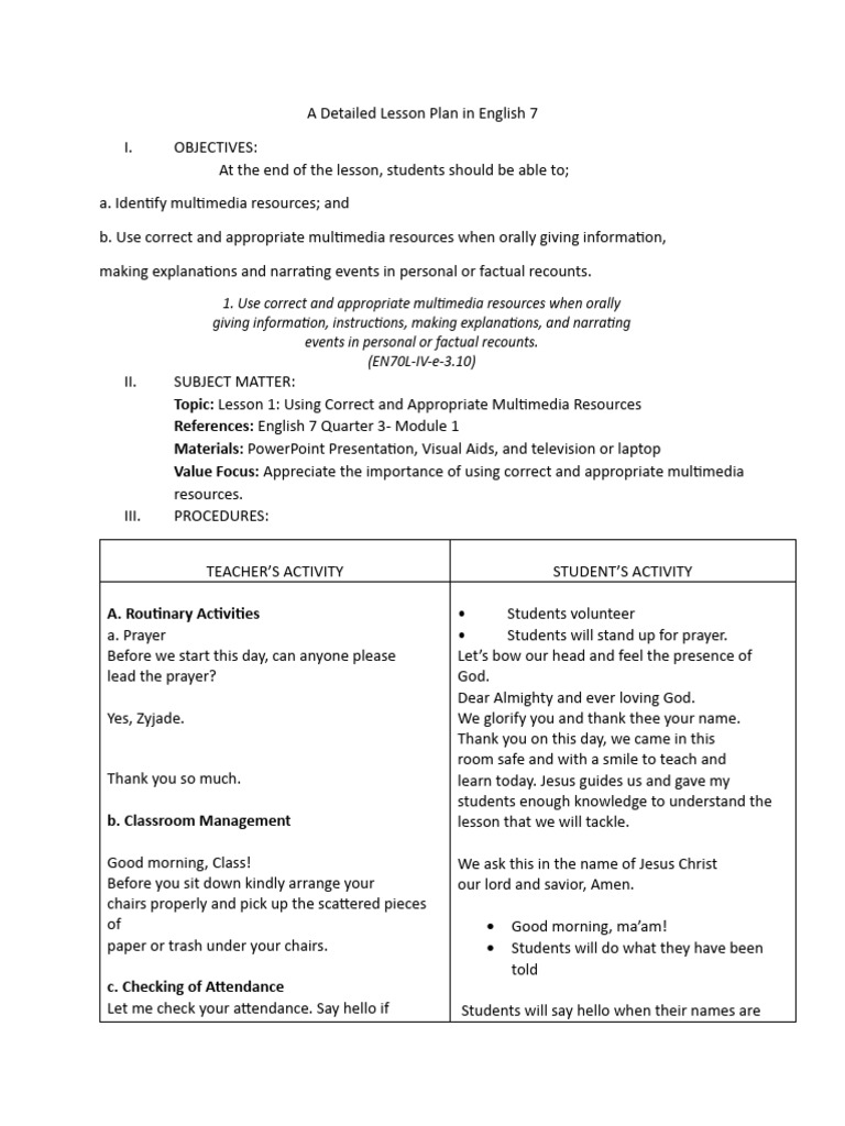English 7 Q3 Module 1 Multimedia Pdf Multimedia Graphics