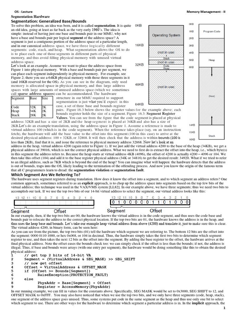 Memory Management - II | PDF | Process (Computing) | Computer Data Storage