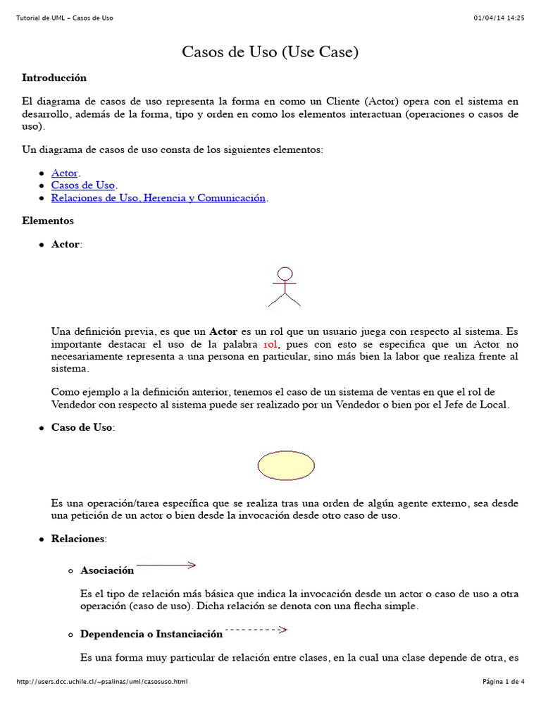 02-Tutorial de UML - Casos de Uso | PDF | Caso de uso | Lenguaje de ...