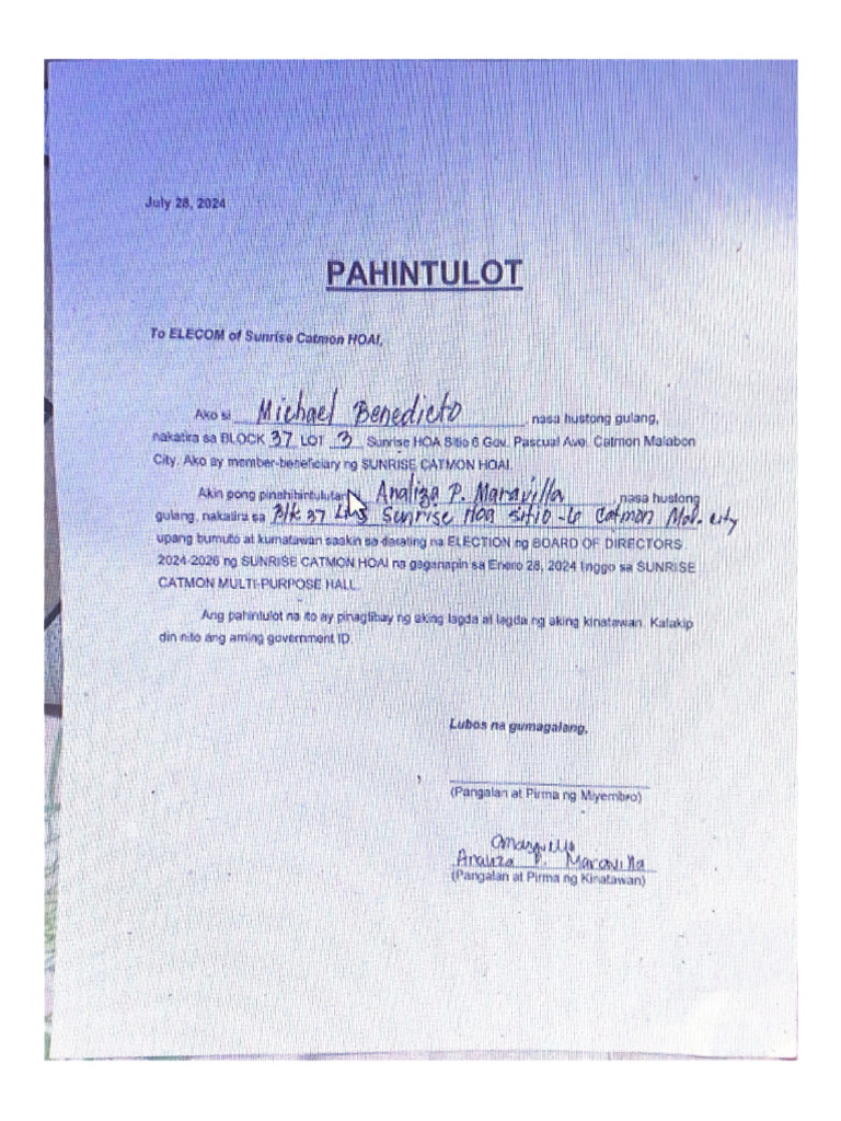 PAHINTULOT | PDF