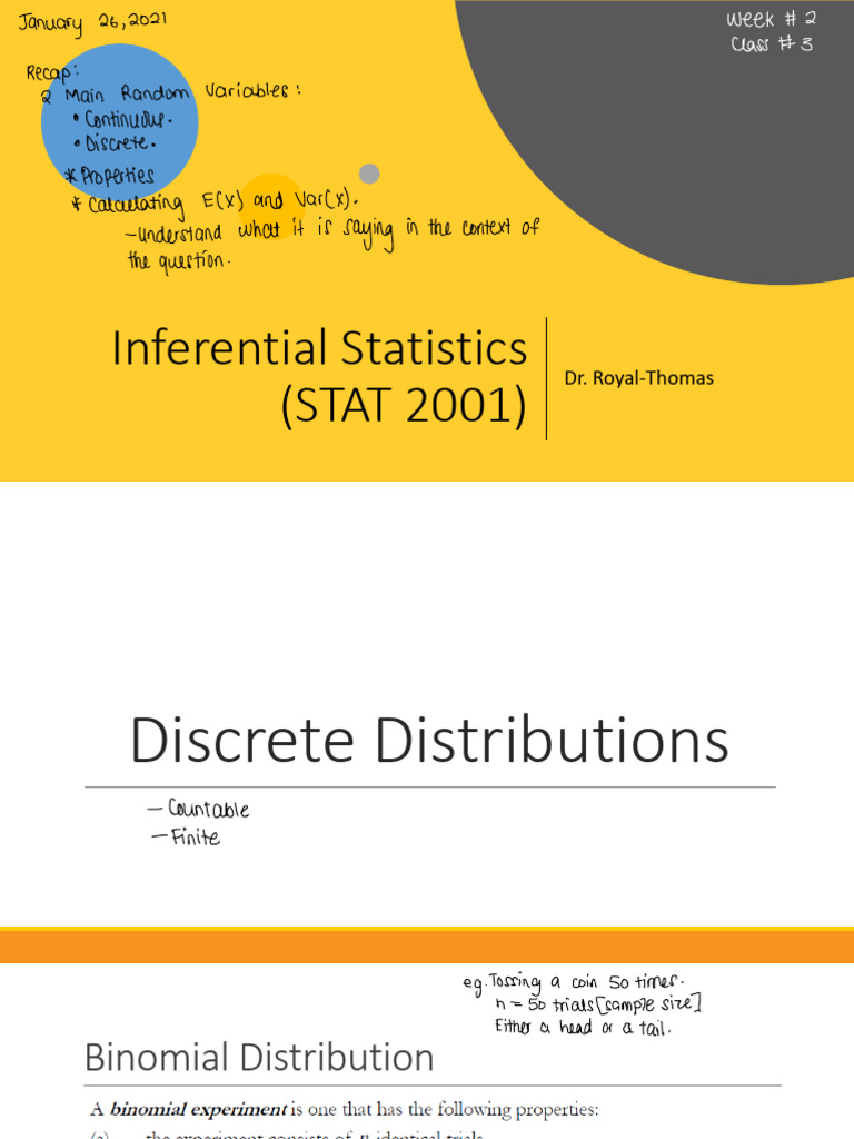 Inferential Statistics - Introduction - Lecture - Part2 - Real - Actual ...