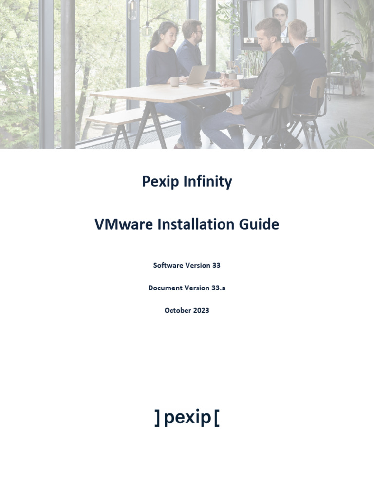 Pexip Infinity VMware Installation Guide V33.a | PDF | Ip Address | Network Interface Controller