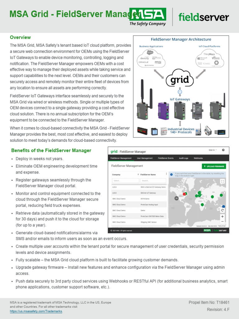 DS MSA Grid-FieldServer Manager | Download Free PDF | Cloud Computing ...