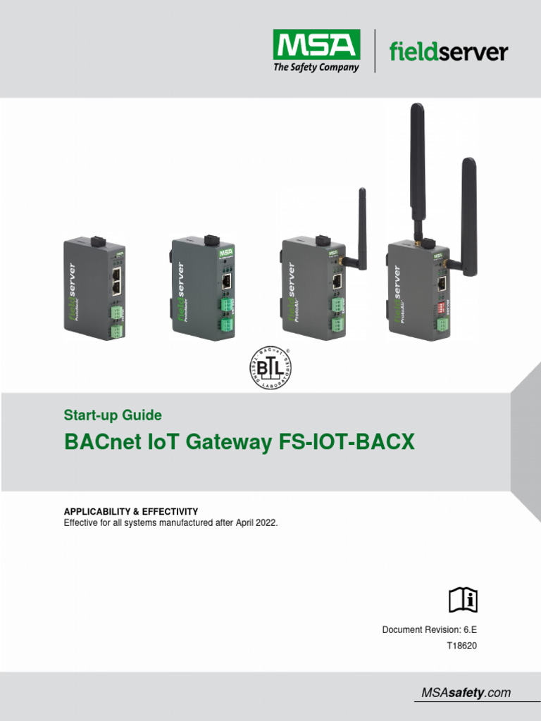 BACnet IoT Gateway Setup Guide | PDF | Wi Fi | Ip Address