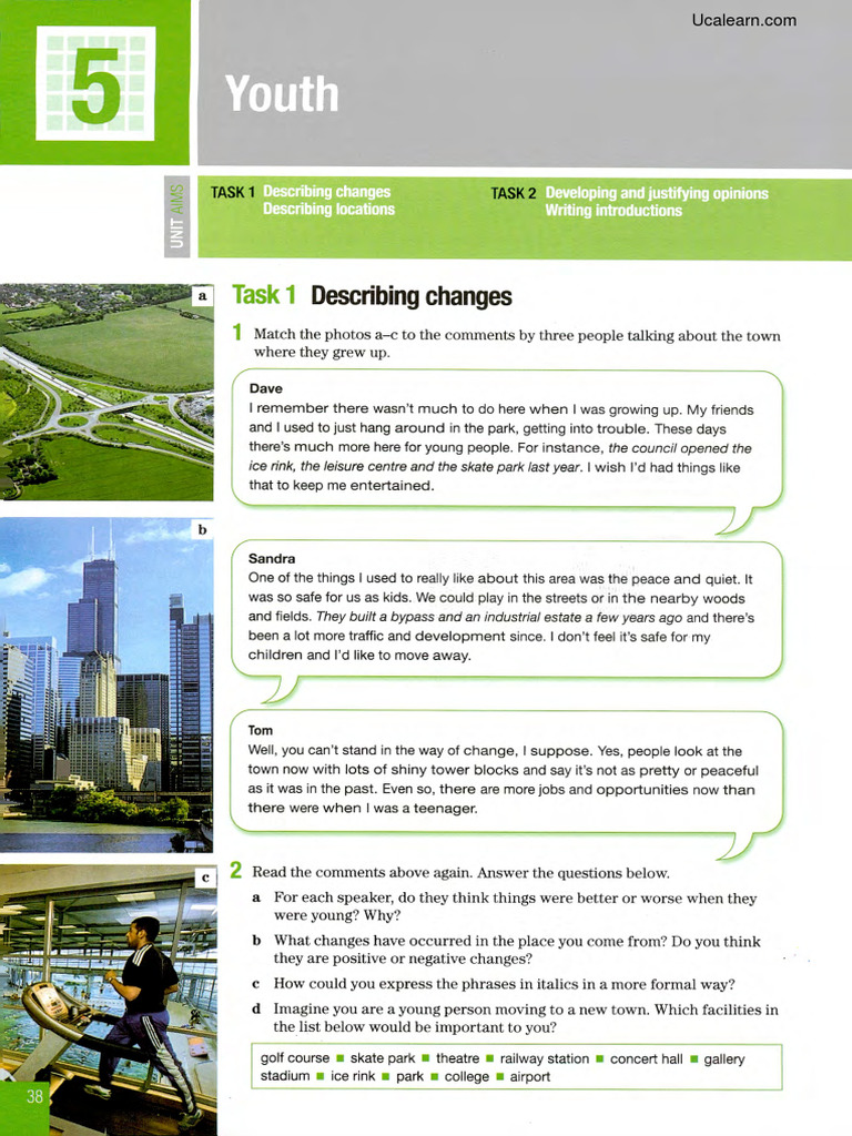 Writing Task 1 - Map | Download Free PDF | Languages | Foreign Language ...