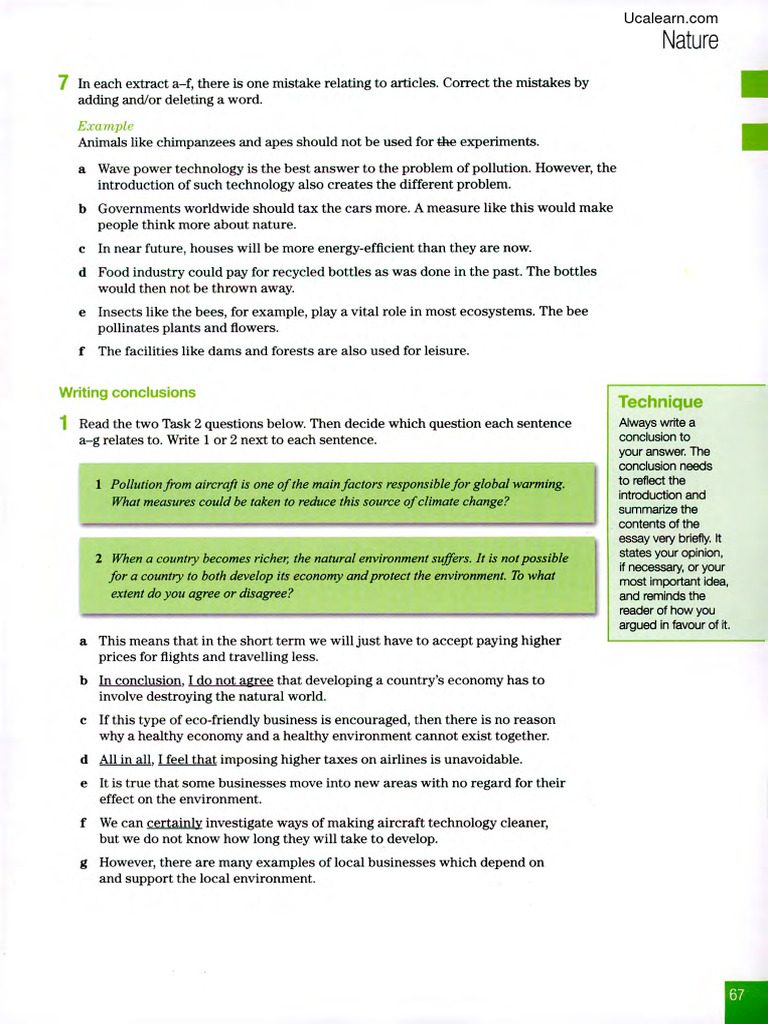 Writting Conclusion | PDF | Climate Change | Nature Writting Conclusion | PDF | Climate Change | Nature