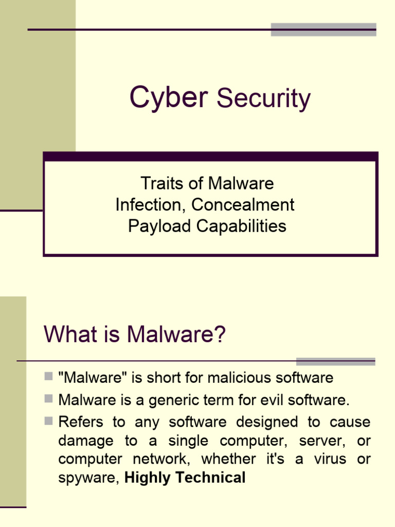 Lec3 Malwares | PDF | Malware | Computer Virus