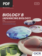 OCR A Level Biology A (H420) Specification | PDF | Endoplasmic ...