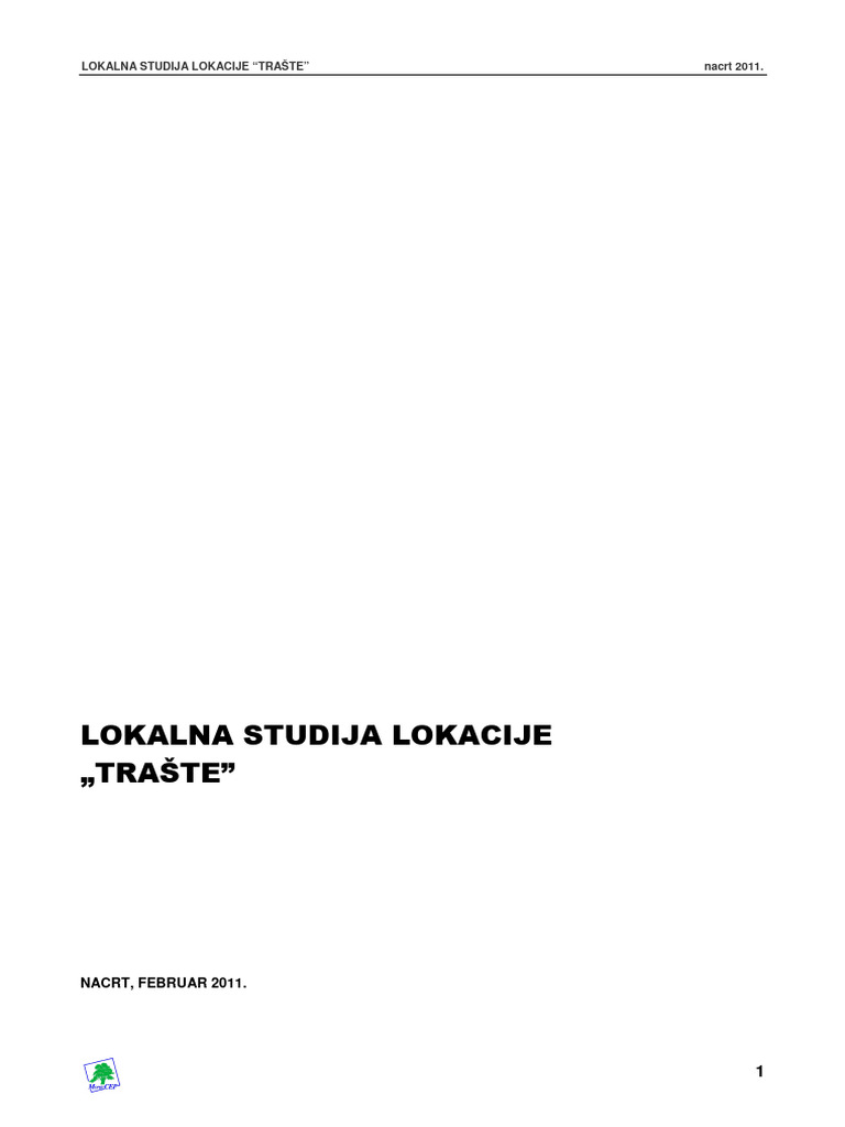 Studija Lokacije | PDF