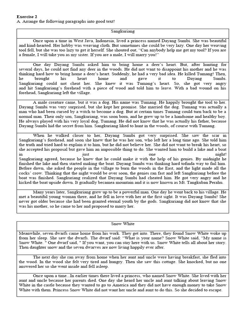 LKPD Projek Narrative Text | PDF