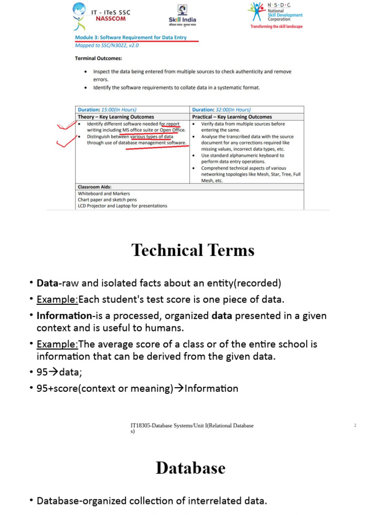 Module 3 Software Requirement For Data Entry Notes | PDF | Databases ...