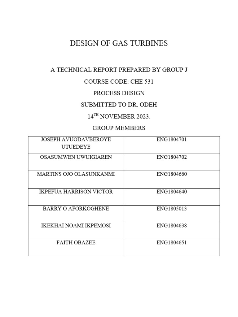 Gas Turbine | PDF | Jet Engine | Gas Turbine
