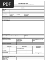 HR-MRF (Manpower Request Form) | PDF