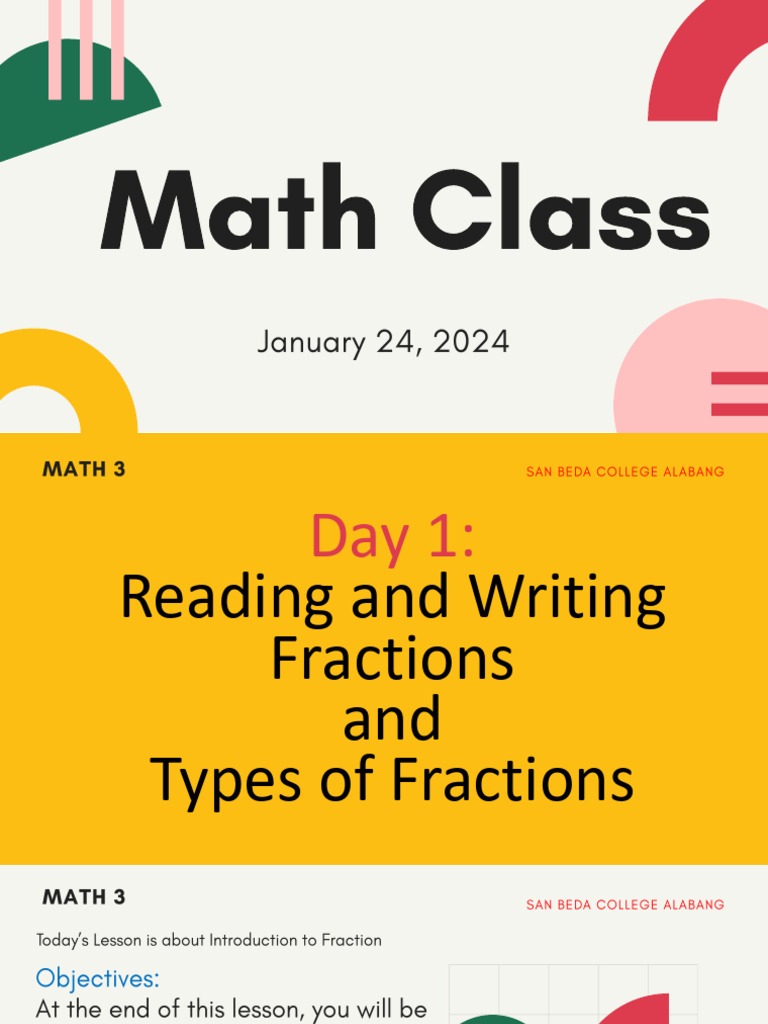 Understanding Fractions in Math 3 | PDF | Naming Conventions | Encodings