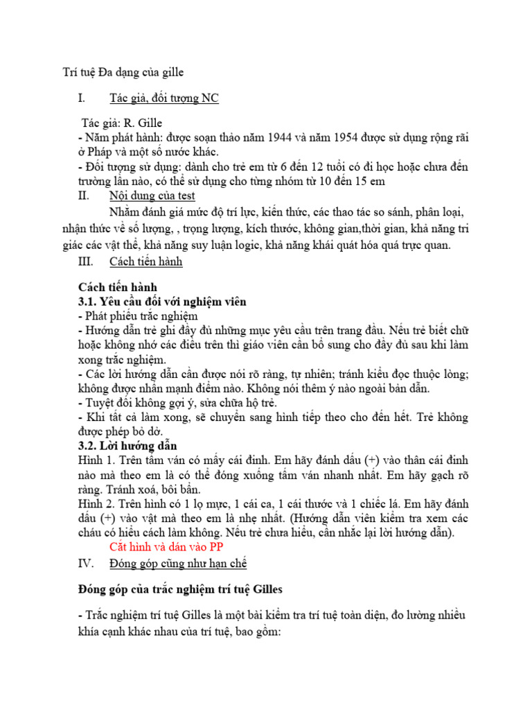 Trí tuệ Đa dạng của gille | PDF