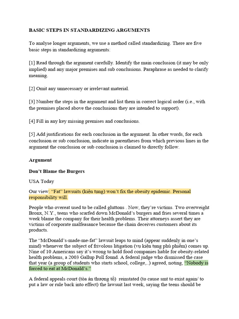Critical Thinking | PDF | Fast Food | Childhood Obesity