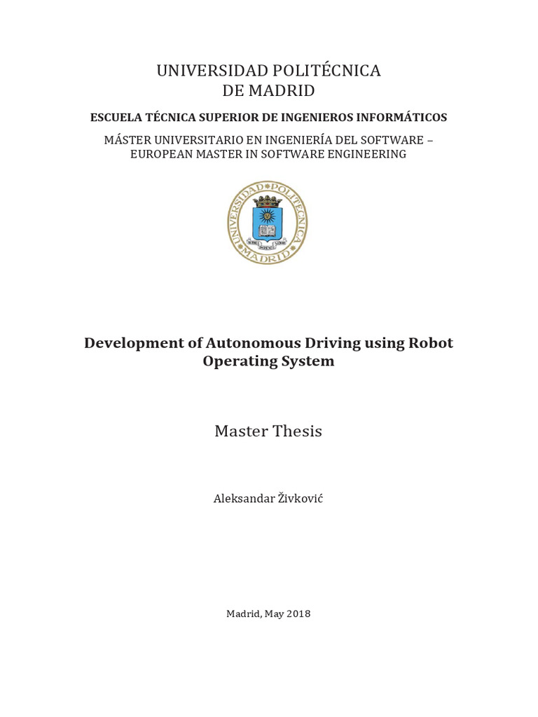 TFM Aleksandar Zivkovic | PDF | Lidar | Computing