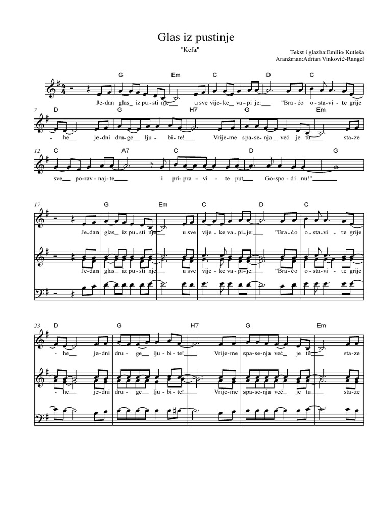 Glas Iz Pustinje | PDF