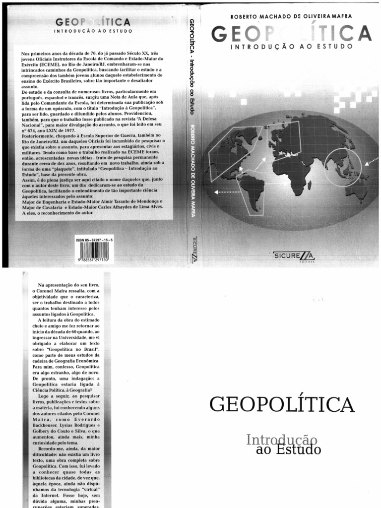Geopolitíca Introdução Ao Estudo | PDF