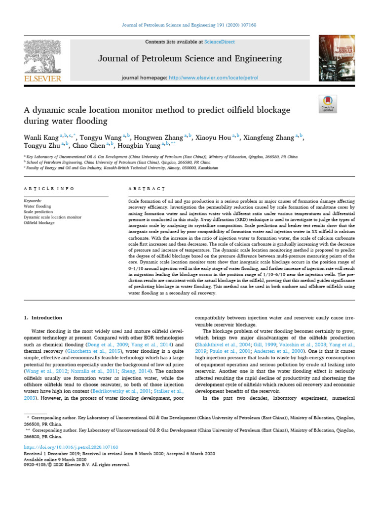 A Dynamic Scale Location Monitor Method To Predi - 2020 - Journal of ...