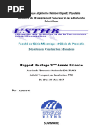 Rapport de Stage Sonatrach | PDF | Gaz naturel | Transport