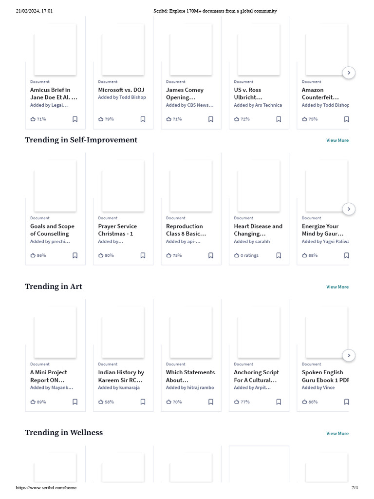 Scribd - Explore 170M+ Documents From A Global ...