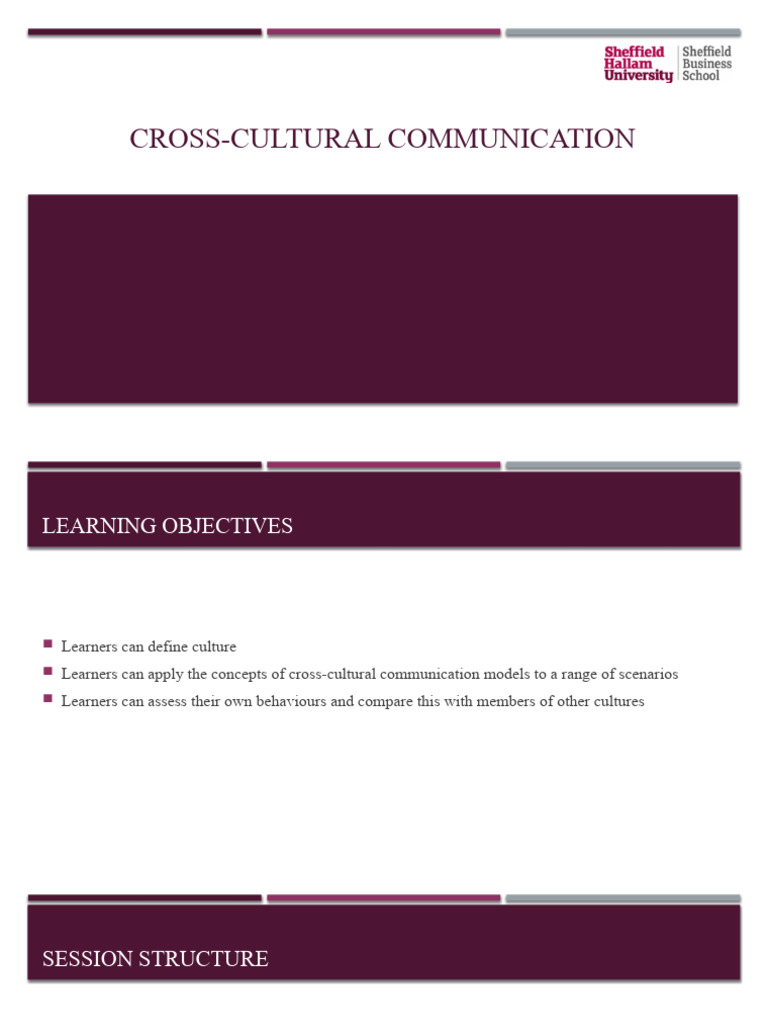 Cross-Cultural Communication Models | PDF | Cross Cultural ...